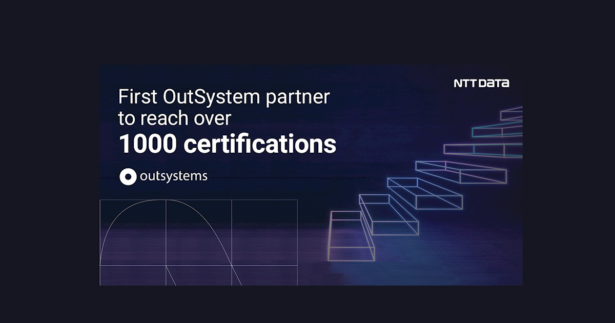 NTT DATA alcanza 1.000 certificaciones de OutSystems y se convierte en ... NTT DATA alcanza 1.000 certificaciones de OutSystems y se convierte en ...
