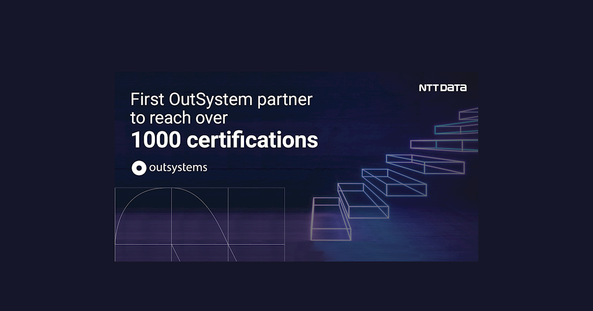 NTT DATA alcanza 1.000 certificaciones de OutSystems y se convierte en ... NTT DATA alcanza 1.000 certificaciones de OutSystems y se convierte en ...